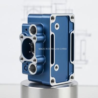 China Custom CNC Machining Aluminum EV Battery Connector Housing for New Energy Vehicles Made in Dongguan China for sale