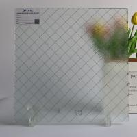 China Fluted Architectural Glass Grey Green 4mm Thickness  In Bathroom for sale