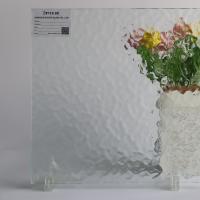 China Fluted Architectural Glass Grey Green 4mm Thickness  In Bathroom for sale