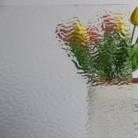 China Wide Double Sided Fluted Glass Shower Panel 6mm 8 Mm for sale