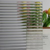 China 8mm Frosted Fluted Glass for Cabinet Doors Embossed Pattern 2100x2440mm for sale