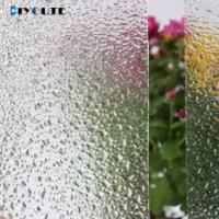 China Fluted Frosted Glass 10mm 12mm For Partition Walls Reeded for sale