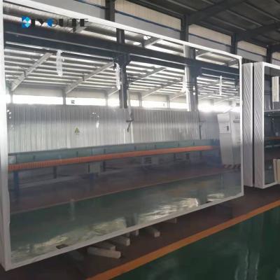 China 6mm Black Colored Mirror Glass Sheets Copper Free Silver Mirror 2140x3300mm for sale