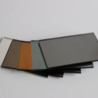 China 6mm Black Colored Mirror Glass Sheets Copper Free Silver Mirror 2140x3300mm for sale