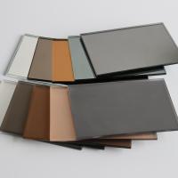 China Green Blue Colored Glass Mirror Sheets For Walls Mounted Thickness 1.2mm-8mm for sale