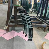 China Cut Curved Tempered Glass Sheet Thickness 8mm 10mm 12mm for sale