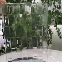 China BYT Fused Glass Panels 3mm-19mm Custom Size Decorative Art Glass for Furniture Wall Decor for sale