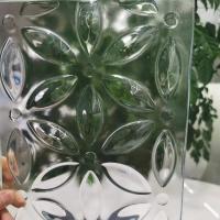 China BYT Fused Decorative Glass 3-19mm Hot Melt Process for Glass Partition Wall for sale