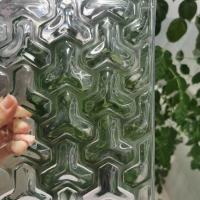 China BYT Fused Decorative Glass 3-19mm Hot Melt Process for Glass Partition Wall for sale