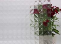 China Custom Engraved Decorative Glass Sheet 4-10mm Thick 1830x2440mm CE CCC for sale