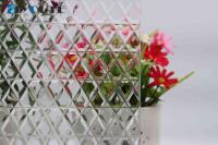 China Custom Engraving Glass 4mm 6mm 8mm Tempered Decorative Glass for Interior Design for sale