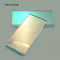 China Silver Clear Dichroic Glass For Stained Glass for sale