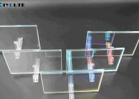 China Patterned Dichroic Glass Sheets 2-12mm Rainbow Stained Glass for Decoration for sale