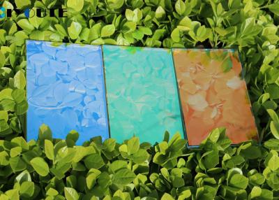 China Patterned Dichroic Glass Sheets 2-12mm Rainbow Stained Glass for Decoration for sale