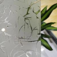 China Acid Etched Satin Glass 5mm 12mm Non Fingerprint Custom Sizes for sale