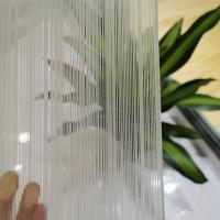 China Acid Etched Satin Glass 3-19mm Non Fingerprint Decorative Glass for Interior Exterior for sale