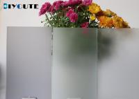 China Acid Etched Satin Glass 3-19mm Thickness CE ISO9001 Non Fingerprint Decorative Glass for sale