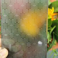 China Acid Etched Satin Glass 3-19mm Frosted Obscure Laminated Glass for Interior Exterior Decoration for sale