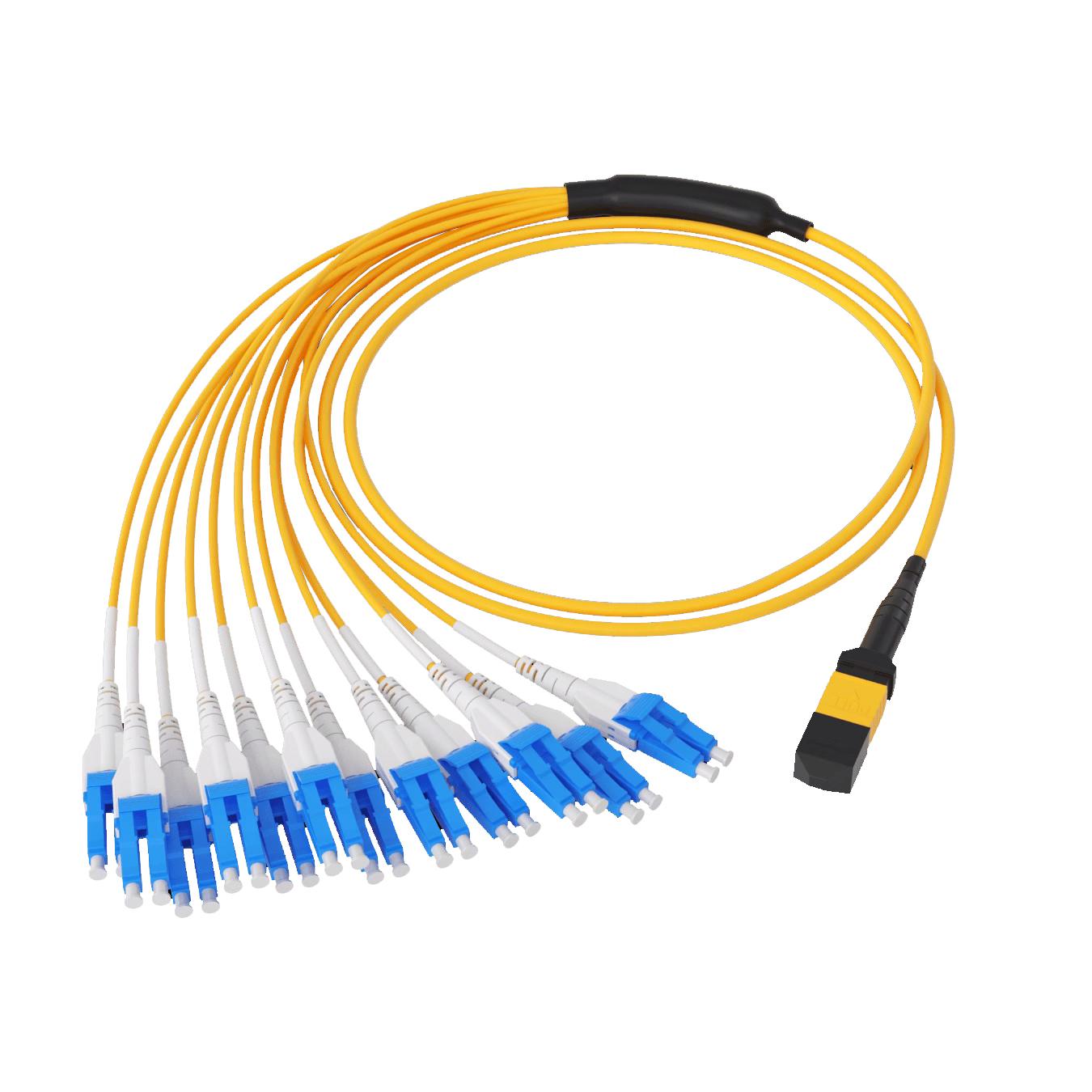 MPO to SC breakout cable