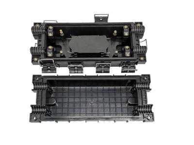 China Inline Horizontal Fiber Optic Joint Enclosure 24 48 72 96 Cores ABS for sale
