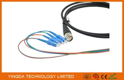 China FTTA Defense ODC Male 4 Cores Fiber Optic Patch Cord LC Waterproof for sale