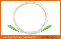 China SC / APC - SC / APC Indoor Fiber Optic Patch Cord GJXFH G657A2 LSZH for sale