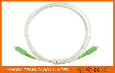 China SC / APC - SC / APC Indoor Fiber Optic Patch Cord GJXFH G657A2 LSZH for sale