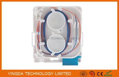 China 2 Cores SC Connectors Optical Network Terminal Box 2 Fibers Wall Mount Box for sale