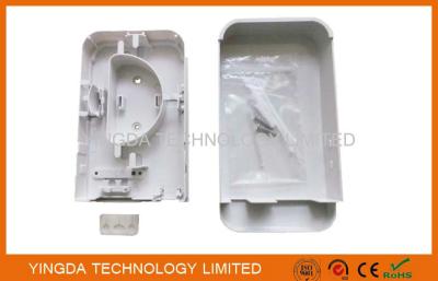 China Indoor Drop Cable Fiber Optic Termination Box Rack Mount 2 Cores ISO SGS CE ROHS for sale