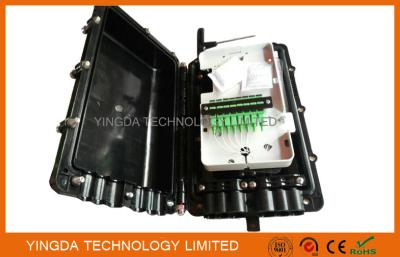 China Aerial Fiber Optic Cable Joint Box 1 x 2 Bare PLC Splitter For Bunchy Fibers 8 Cores for sale