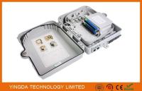 China 24 Cores Fiber Optic Splice Box Plastic Fiber To Home Splitter Distribution Box for sale