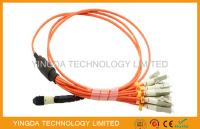 China MTP to LC / SC / ST / FC Fiber Truck Cable , 12 Standard Harness Fiber Patch Cord for sale