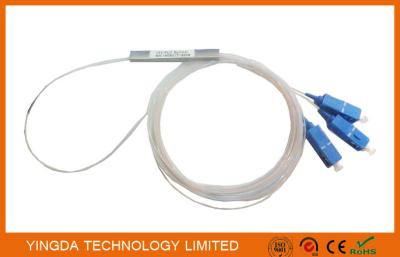 China Steel Tube Splitter PLC 900um 1 Meter LSZH G657A SC Connector for sale