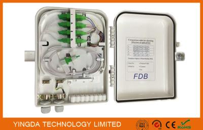 China Outdoor 16 Core Fiber Optic Termination Box With SC/APC Adapters for sale
