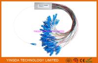 China FTTH 1x64 PLC Splitter SC/APC Simiplex Connector Steel Tube LSZH G657A for sale
