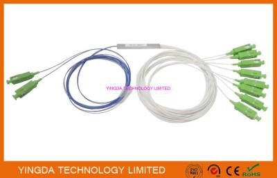 China 2x8 Blockless Mini Type PLC Splitter In GPON Network 1260 - 1650 nm for sale