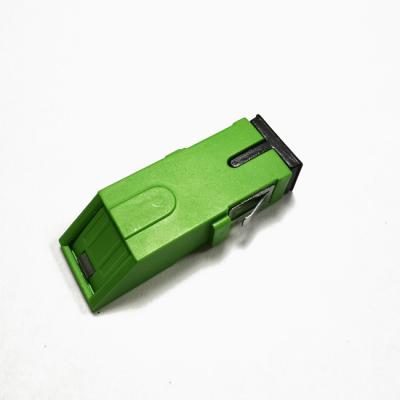China SC APC SM SX Fiber Optical Adapter Auto Inner Shutter No Flange for sale