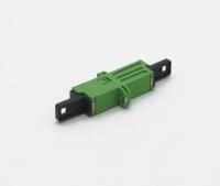 China E2000/APC Simplex Singlemode Fiber Optic Adapter With Flange For Patch Panel for sale