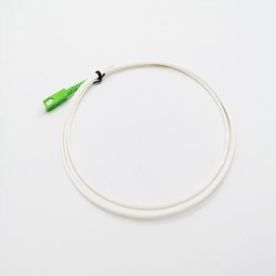 China SC/APC SM SX 1.5M Fiber Optic Pigtails 2.0mm 3.0mm White Cable For Indoor FTTH for sale