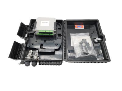 China GPON Wall Mounted Plastic 1X16 Splitter Fiber Optic Cable Termination Box NAP CTO for sale