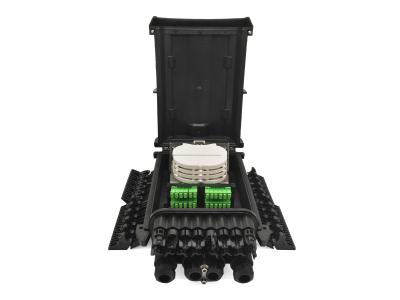 China IP68 Outdoor Pole Mount Fiber Optical Distribution Box 16ports for Drop Cable Enclosure for sale