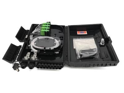 China YINGDA 16 Cores Outdoor Wall Mount Fiber Optic Splitter Box IP68 PC+ABS Plastic NAP for sale
