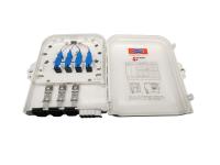 China YINGDA Outdoor Wall Mount 1 to 8 PLC Splitter Fiber Optic Box IP65 , 3In 8Out Distribution Enclosure for sale