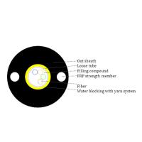 China Non Metal Central Loose Tube Outdoor Round Cable 7.2mm GYFXTY for sale