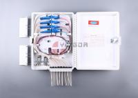 China 16 Port Fiber Optic Termination Box FDB0216G White with SC/APC PLC splitter for sale