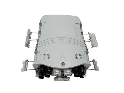 China 8 Ports Hardened Adapter Connector Outdoor Fiber Optic Splitter Box IP65 For Network for sale