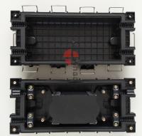 China 2 In 2 Out Fiber Optic Splice Closure 96 Cores Fusion Buckle Type ABS Material for sale