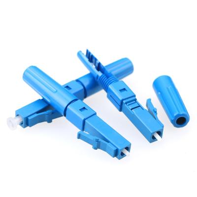 China FTTH Fast Installable Connector, LC UPC Fast Connector for 2x3mm Drop Cable for sale
