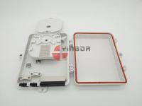China 24 Ports FTTH Drop Cable Fiber Optic Termination Box for Distribution Feeder Cable Wall Mount for sale