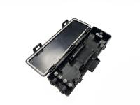China YINGDA 1In 2 Out  2Cores Fiber Optic Protection Box Black ABS Material For Mechanical Splicer for sale